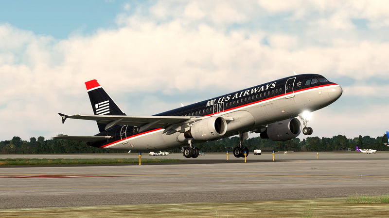 US Airways (Old Colors) - Fenix A320 (V2) (CFM) for Microsoft Flight ...