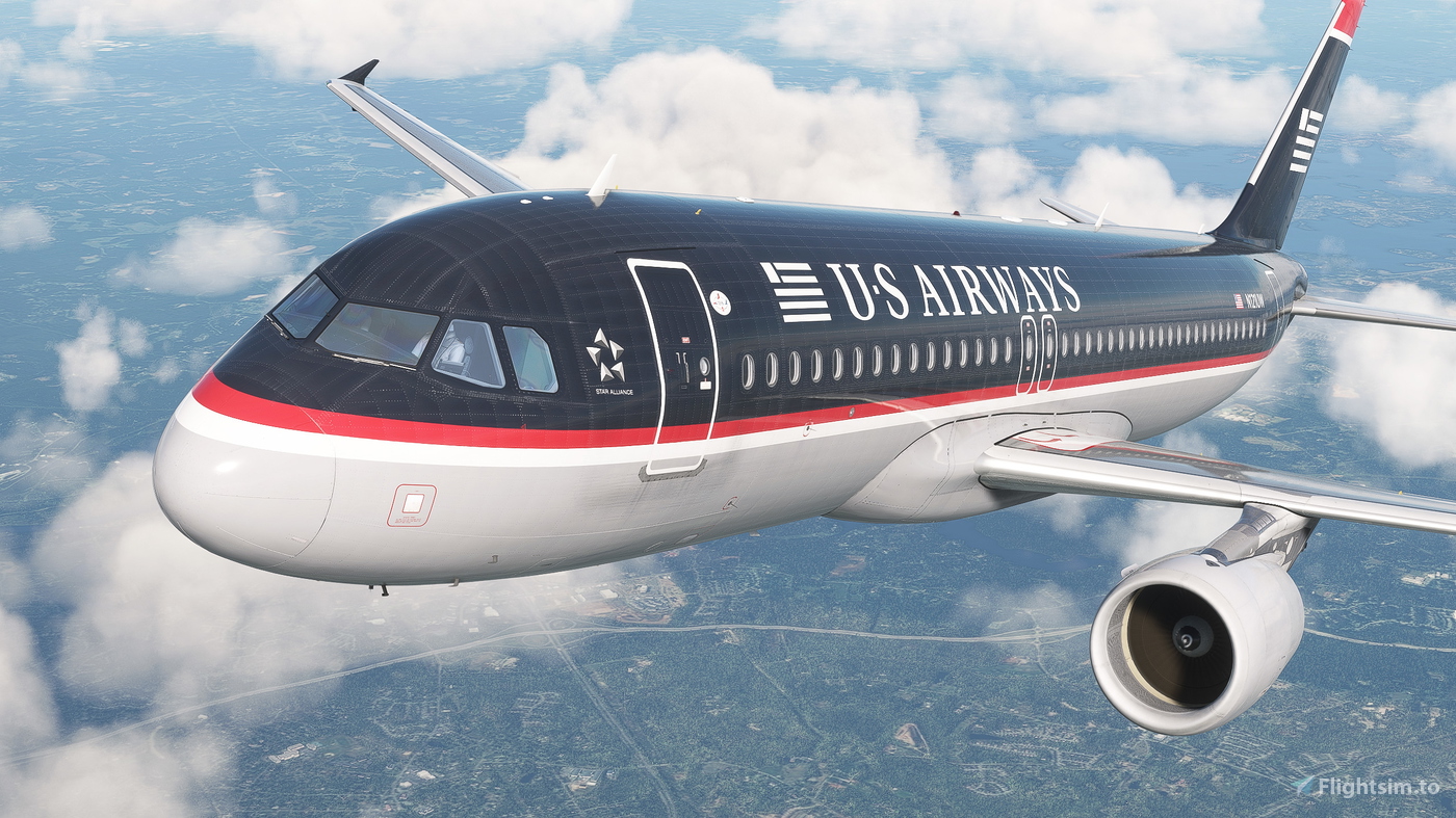 US Airways (Old Colors) - Fenix A320 (V2) (CFM) for Microsoft Flight ...
