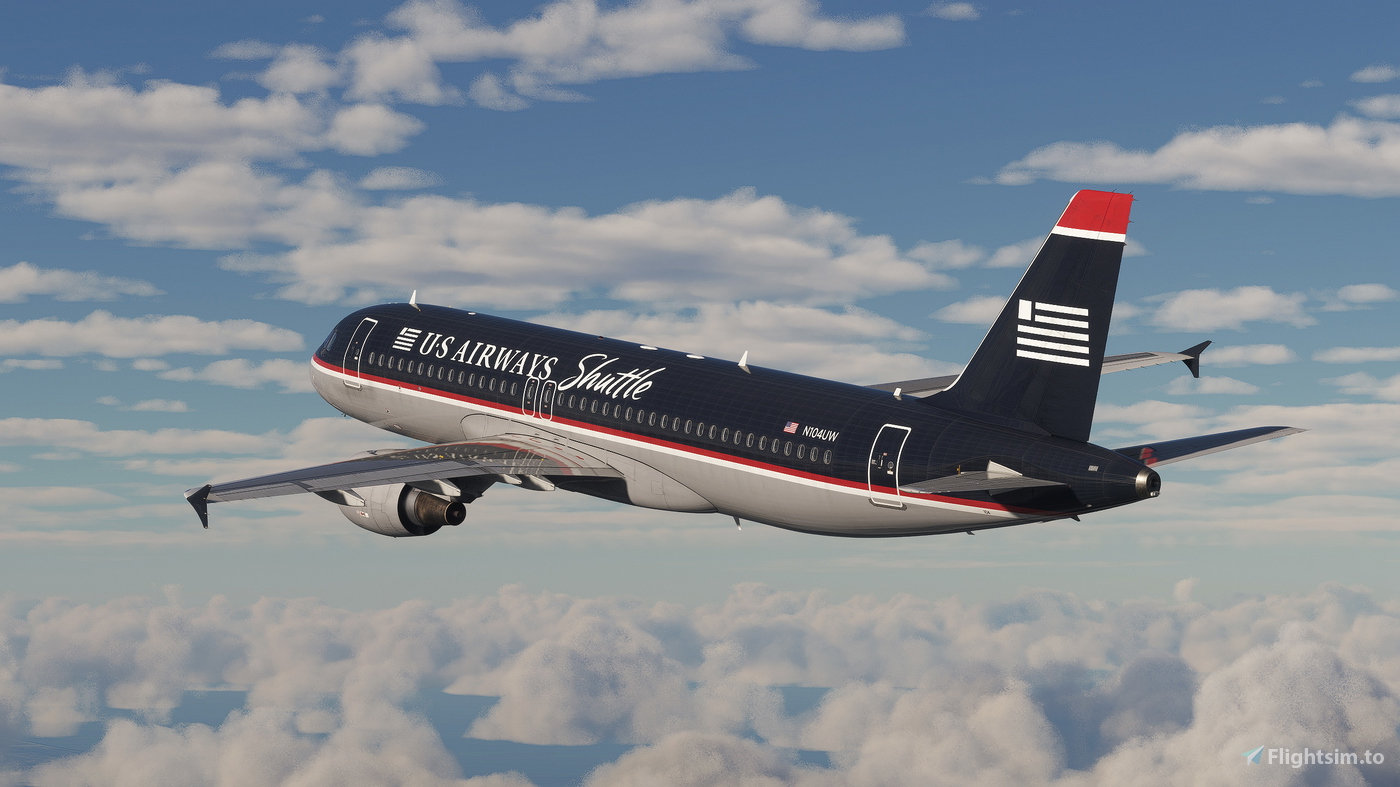 US Airways (Shuttle - N104UW) - Fenix A320 (V2) (CFM) para Microsoft ...