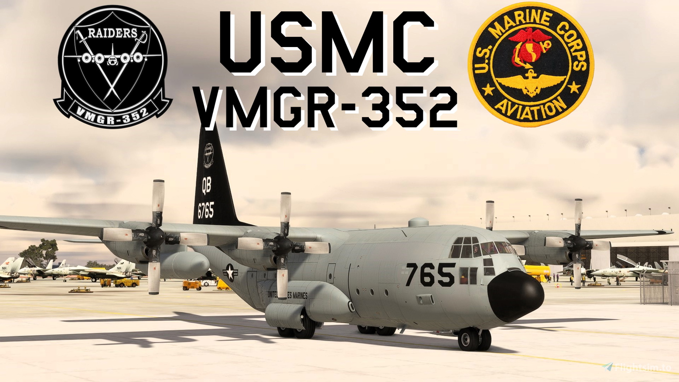 US Marines - VMGR-352 for Microsoft Flight Simulator | MSFS