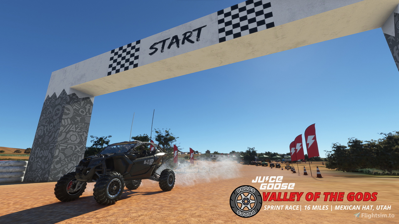 VALLEY OF THE GODS SPRINT (VOTG) - JUICE GOOSE for Microsoft Flight ...