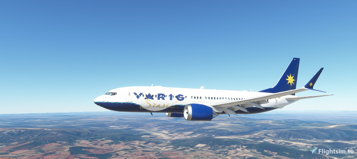 VARIG 737 MAX pour Microsoft Flight Simulator | MSFS