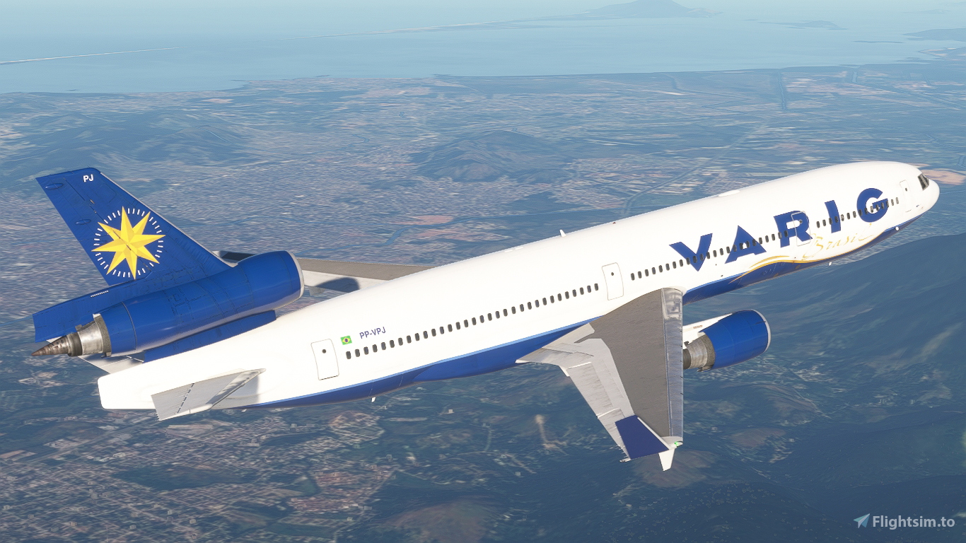 Varig PP-VPJ | w/Cabin for Microsoft Flight Simulator | MSFS