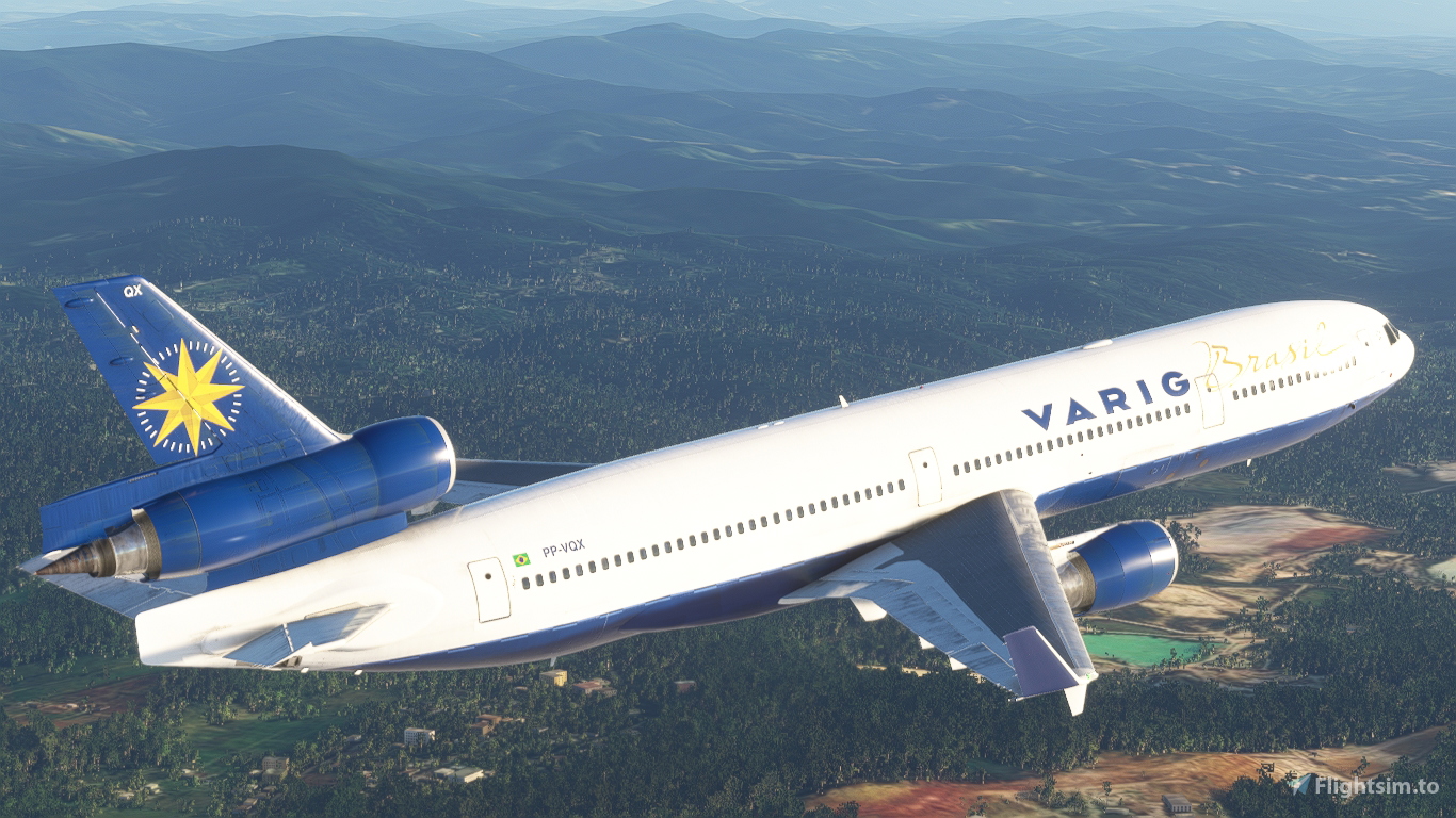 Varig PP-VQX | w/Cabin for Microsoft Flight Simulator | MSFS