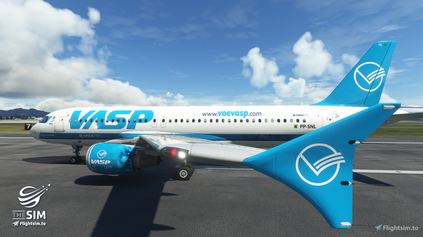 VASP [8K] Livery PP-SNL for Microsoft Flight Simulator | MSFS
