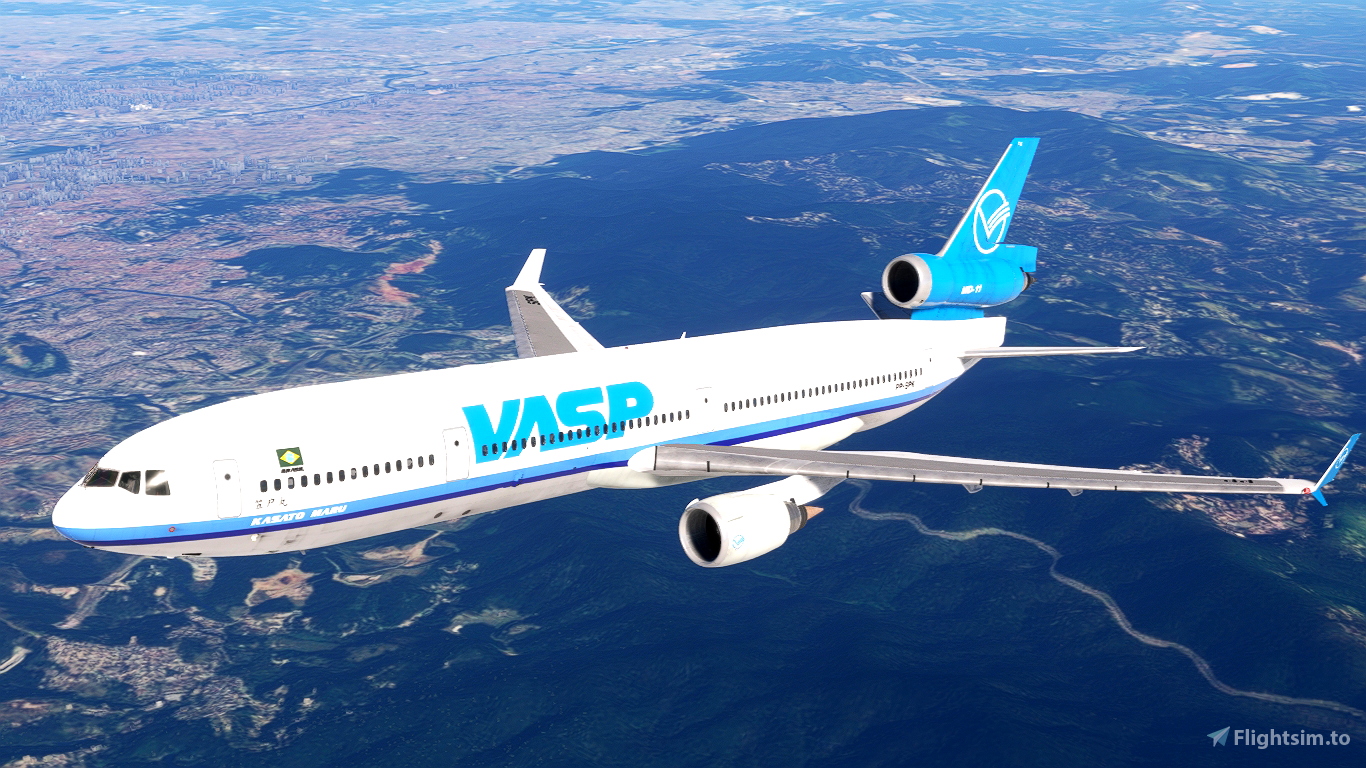 VASP "Kasato Maru" PP-SPK | w/Cabin for Microsoft Flight Simulator | MSFS