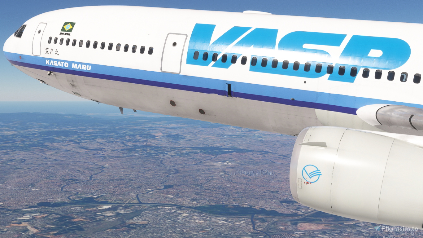 VASP "Kasato Maru" PP-SPK | w/Cabin for Microsoft Flight Simulator | MSFS
