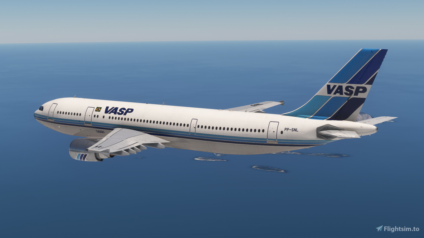 VASP (PP-SNL) - iniBuilds A300-600R for Microsoft Flight Simulator | MSFS
