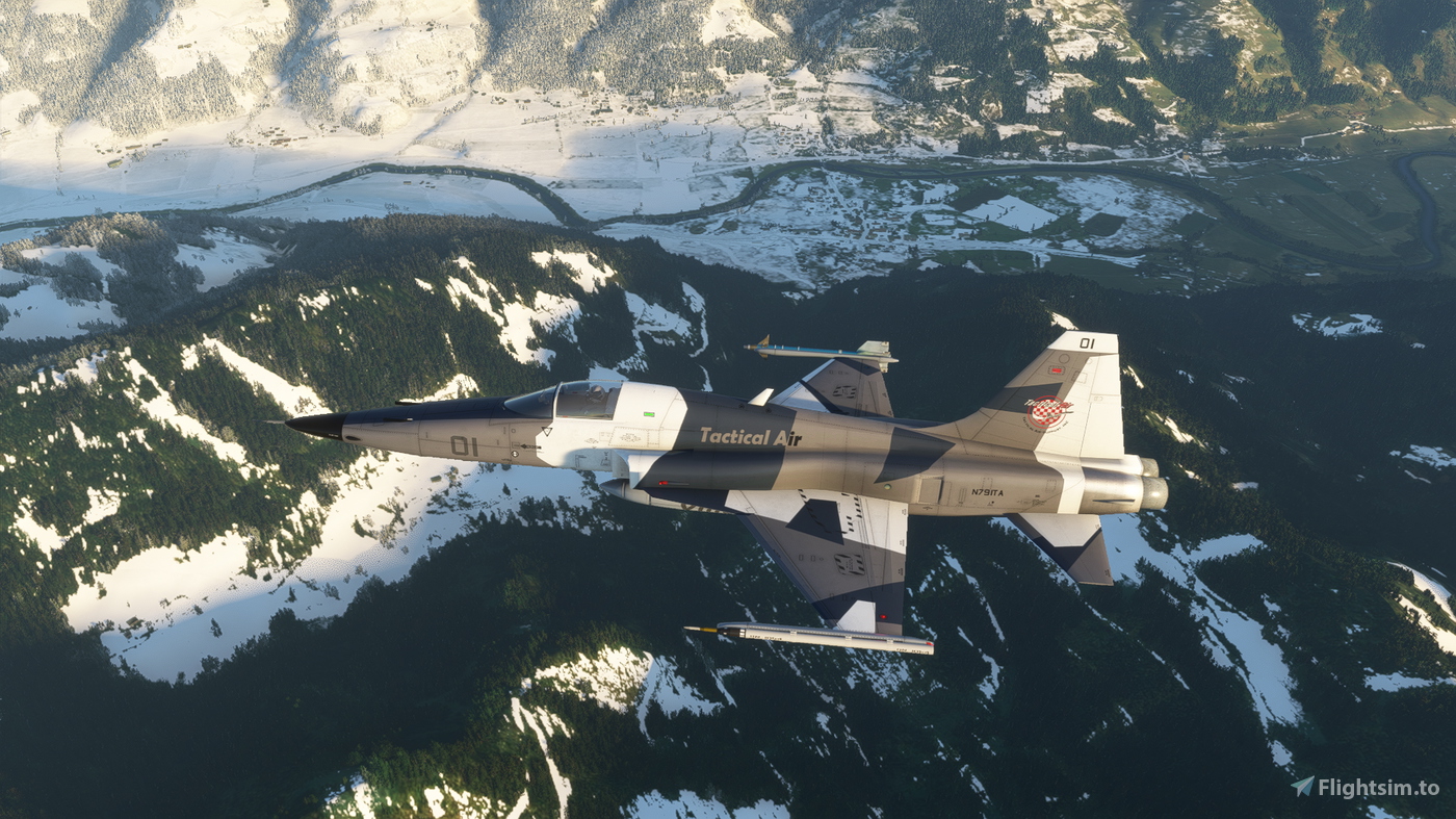 Venom Zero Productions – F–5E Tiger TacAir N791TA for Microsoft Flight Simulator | MSFS