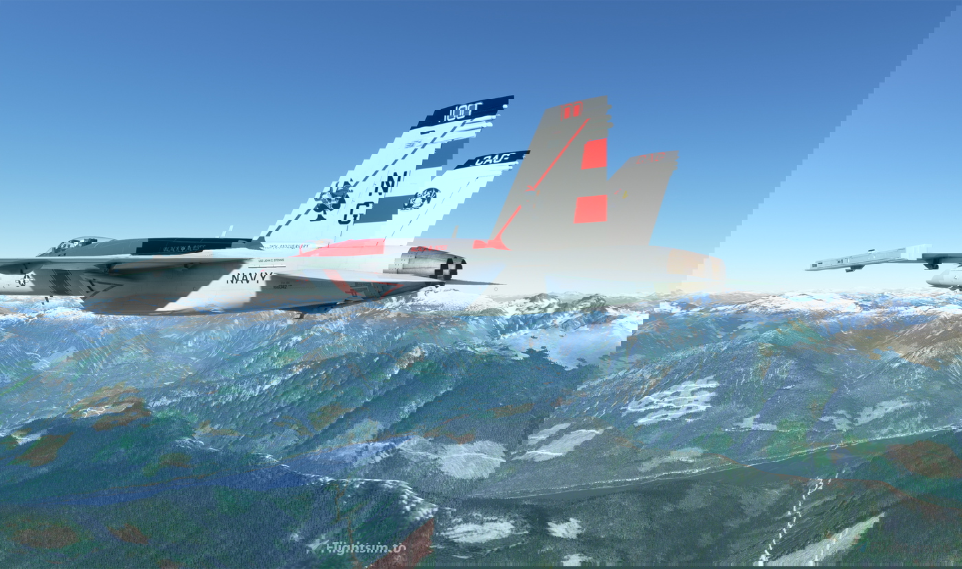 VFA-41 Black Aces Livery for Asobo & SW F-18E for Microsoft Flight ...