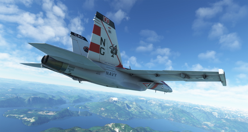 VFA-41 Black Aces Livery for Asobo & SW F-18E for Microsoft Flight ...