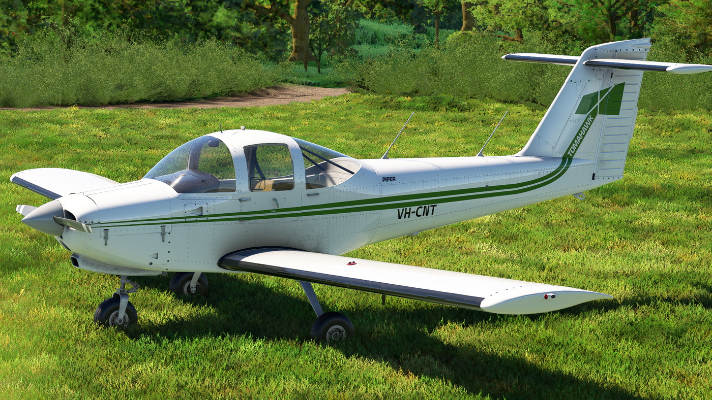 VH-CNT | JustFlight PA-38 Piper Tomahawk 8K for Microsoft Flight ...