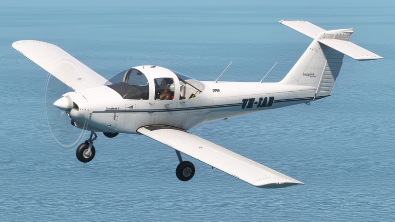 VH-IAD Inspire aviation (Justflight PA-38 Tomahawk) for Microsoft ...