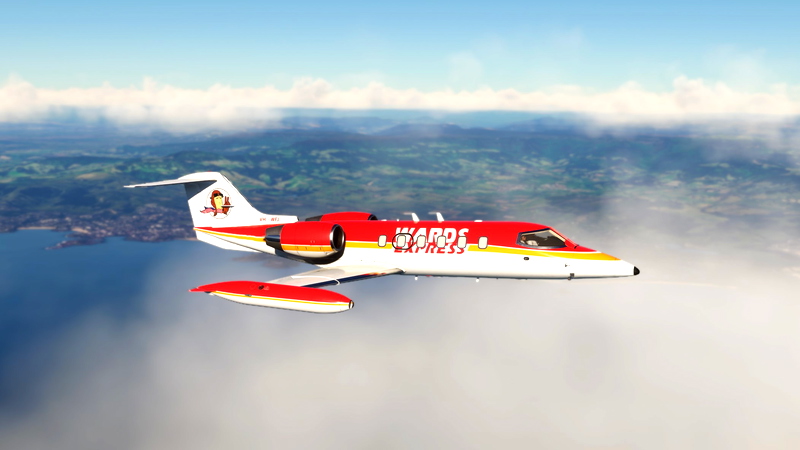 VH-WFJ - Wards Air Cargo Flysimware Learjet 35A for Microsoft Flight ...