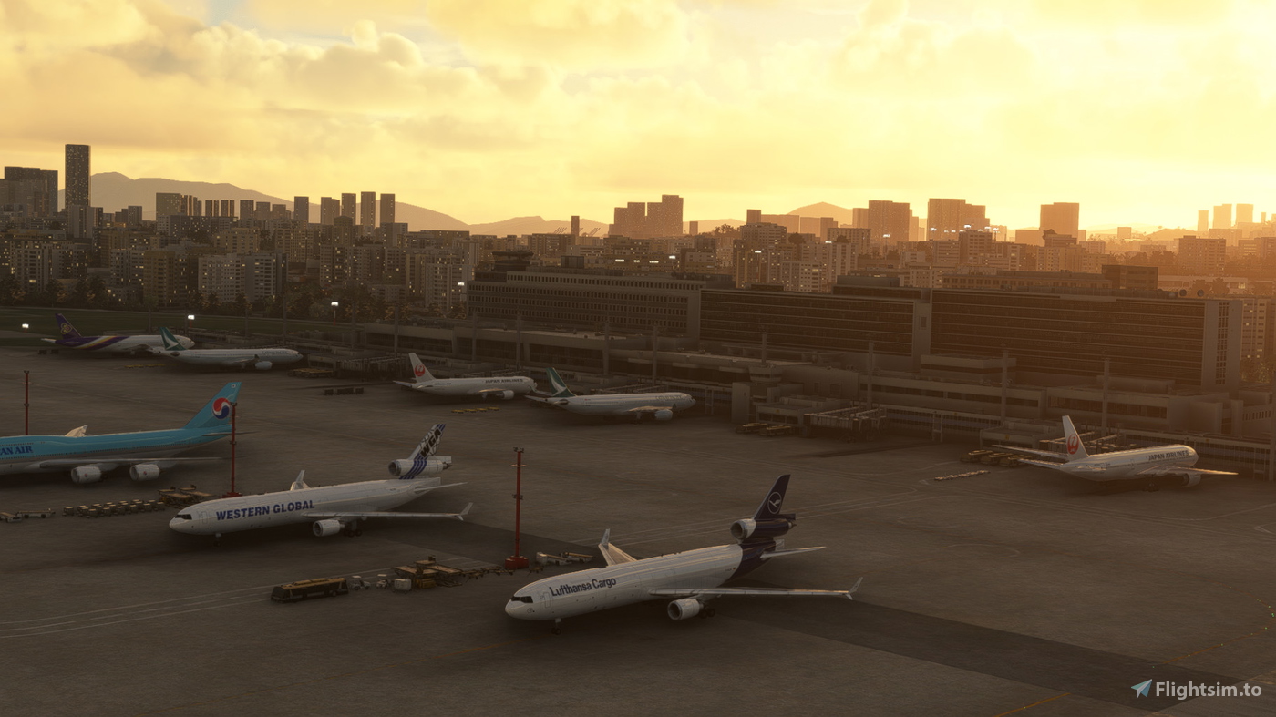 VHHX Kai Tak FSLTL Static Aircraft for Microsoft Flight Simulator | MSFS