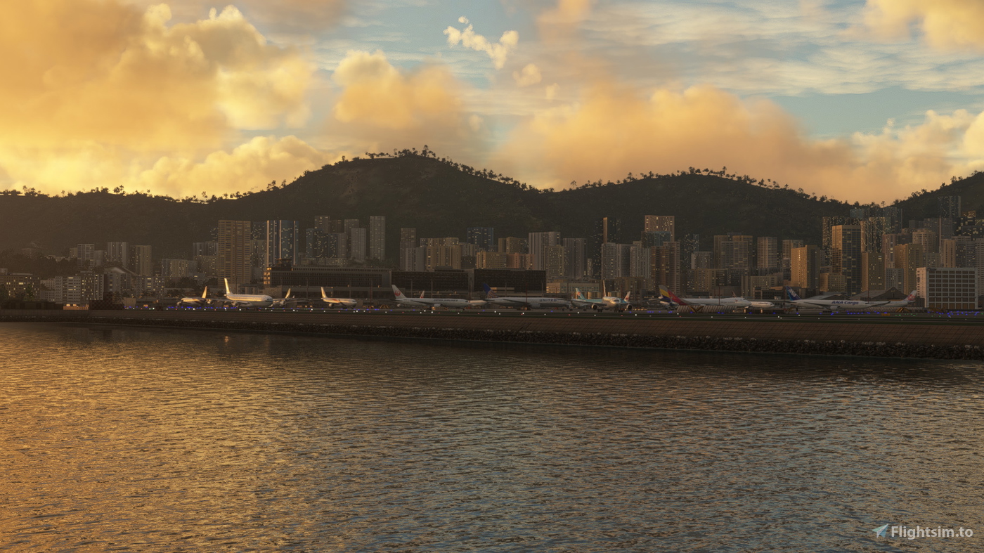 VHHX Kai Tak FSLTL Static Aircraft for Microsoft Flight Simulator | MSFS