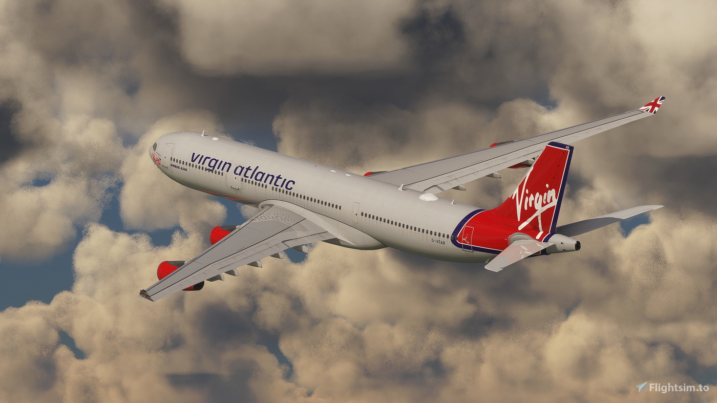 Virgin Atlantic (2000's Colors) - LVFR A340-300 for Microsoft Flight ...