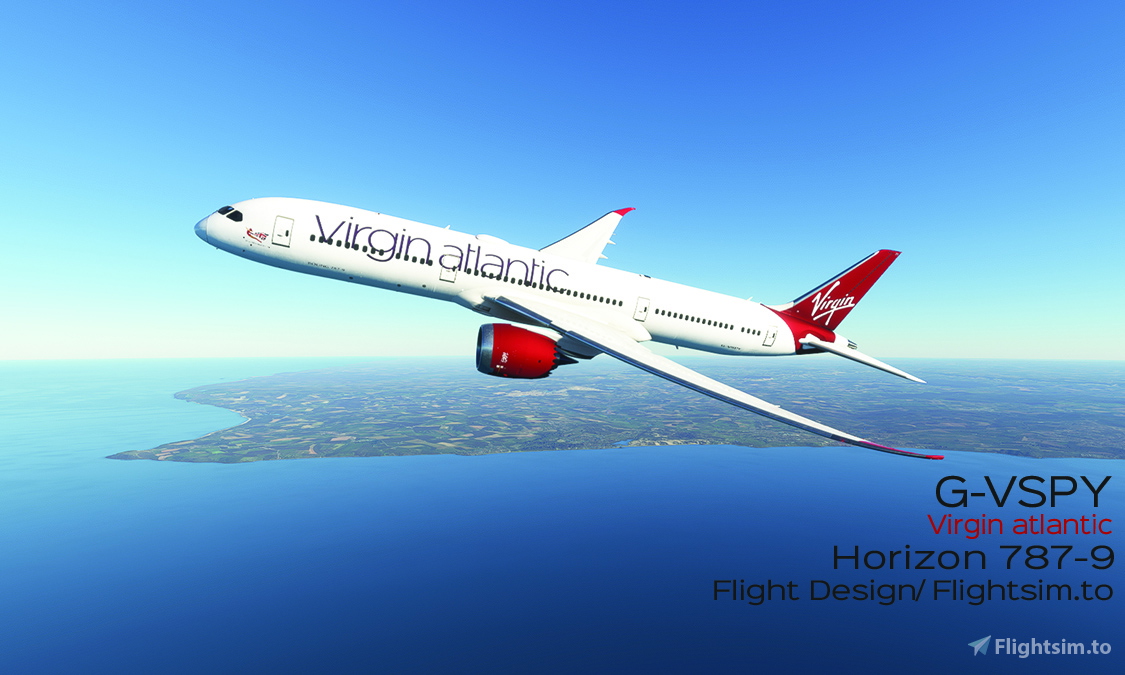 Virgin Atlantic G-VSPY | Boeing 787-9 | (4K) for Microsoft Flight ...