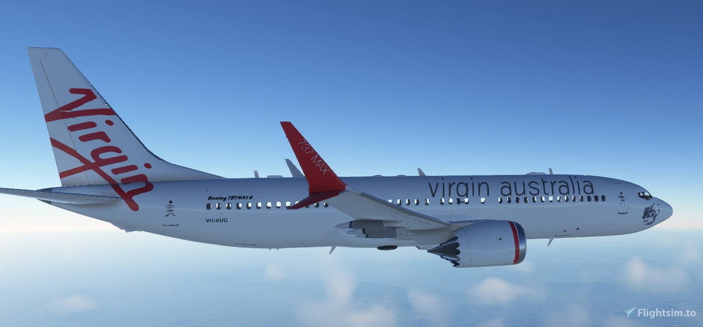Virgin Australia B737 MAX 8 for Microsoft Flight Simulator | MSFS