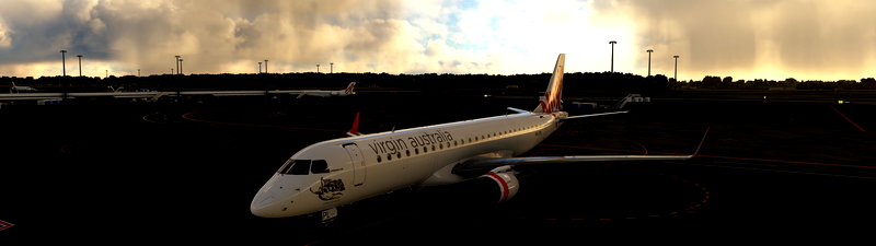 Virgin Australia FSS E190 (VH-FPL) per Microsoft Flight Simulator | MSFS