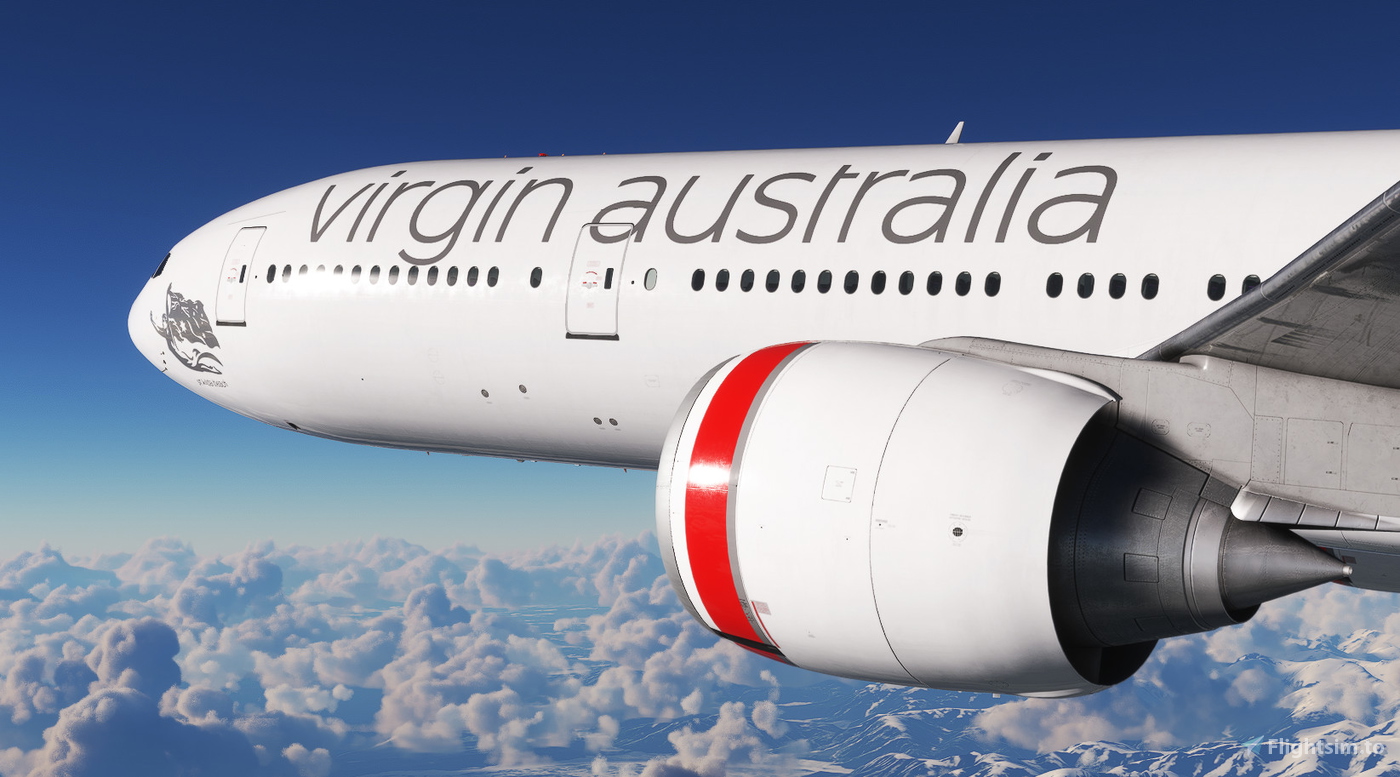 Virgin Australia (VH-VPH | St Kilda Beach ) | PMDG Boeing 777-300ER [8K ...