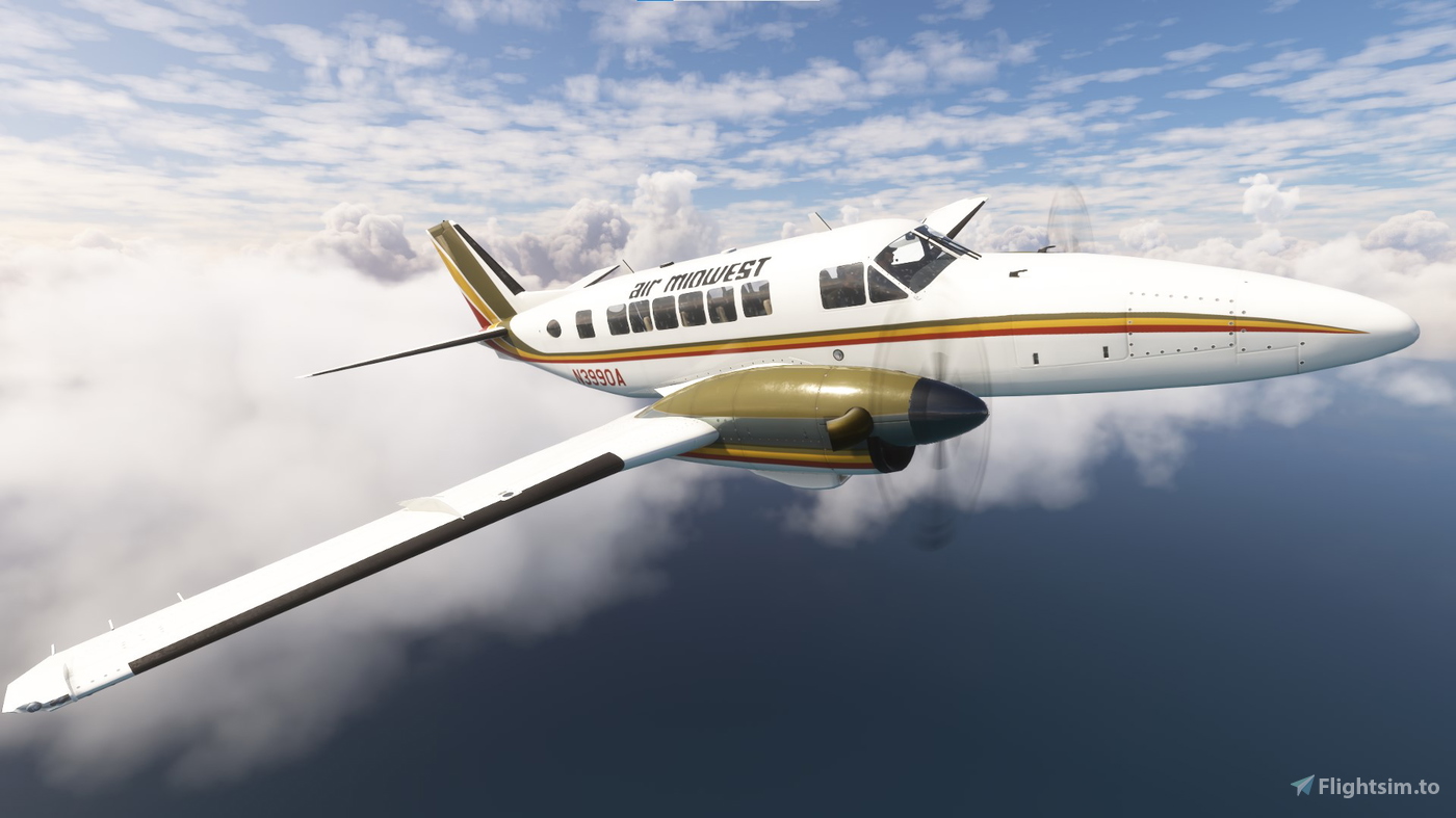 Virtualcol Beech 99 improvement mod for Microsoft Flight Simulator | MSFS