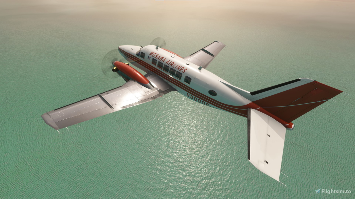 Virtualcol Beech 99 improvement mod for Microsoft Flight Simulator | MSFS