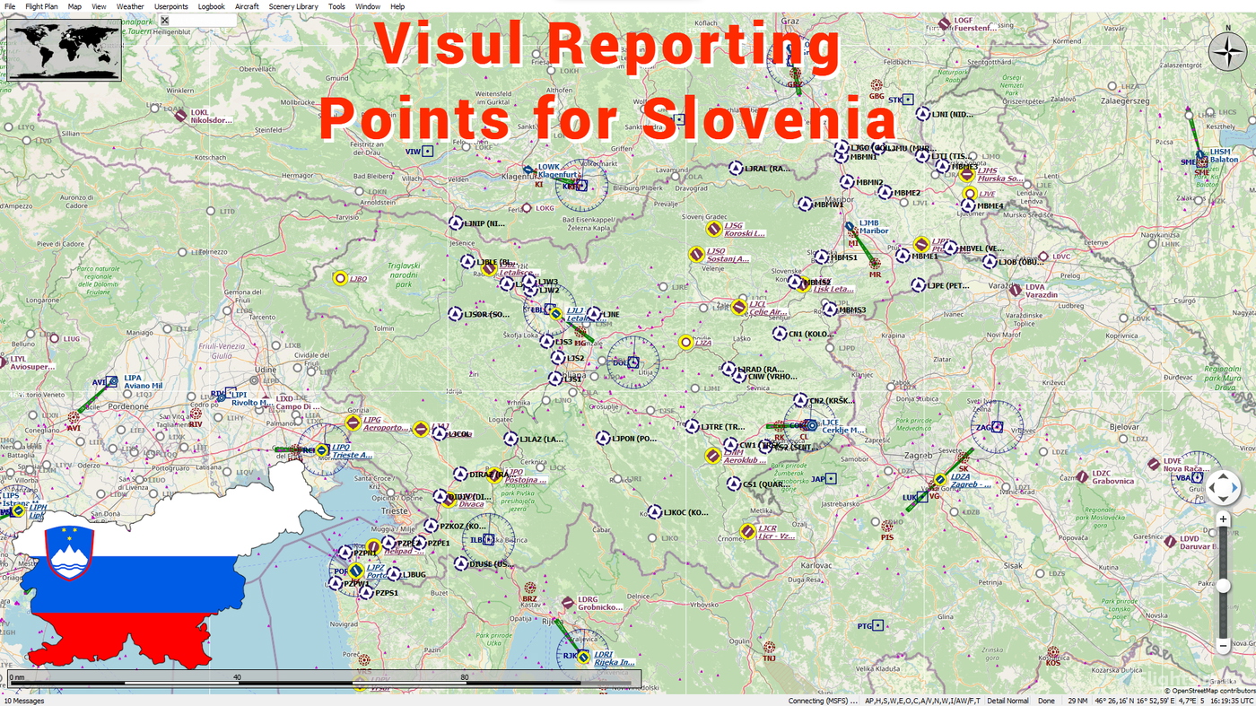 Visual Reporting Points for Slovenia (Little Nav Map) for Microsoft ...