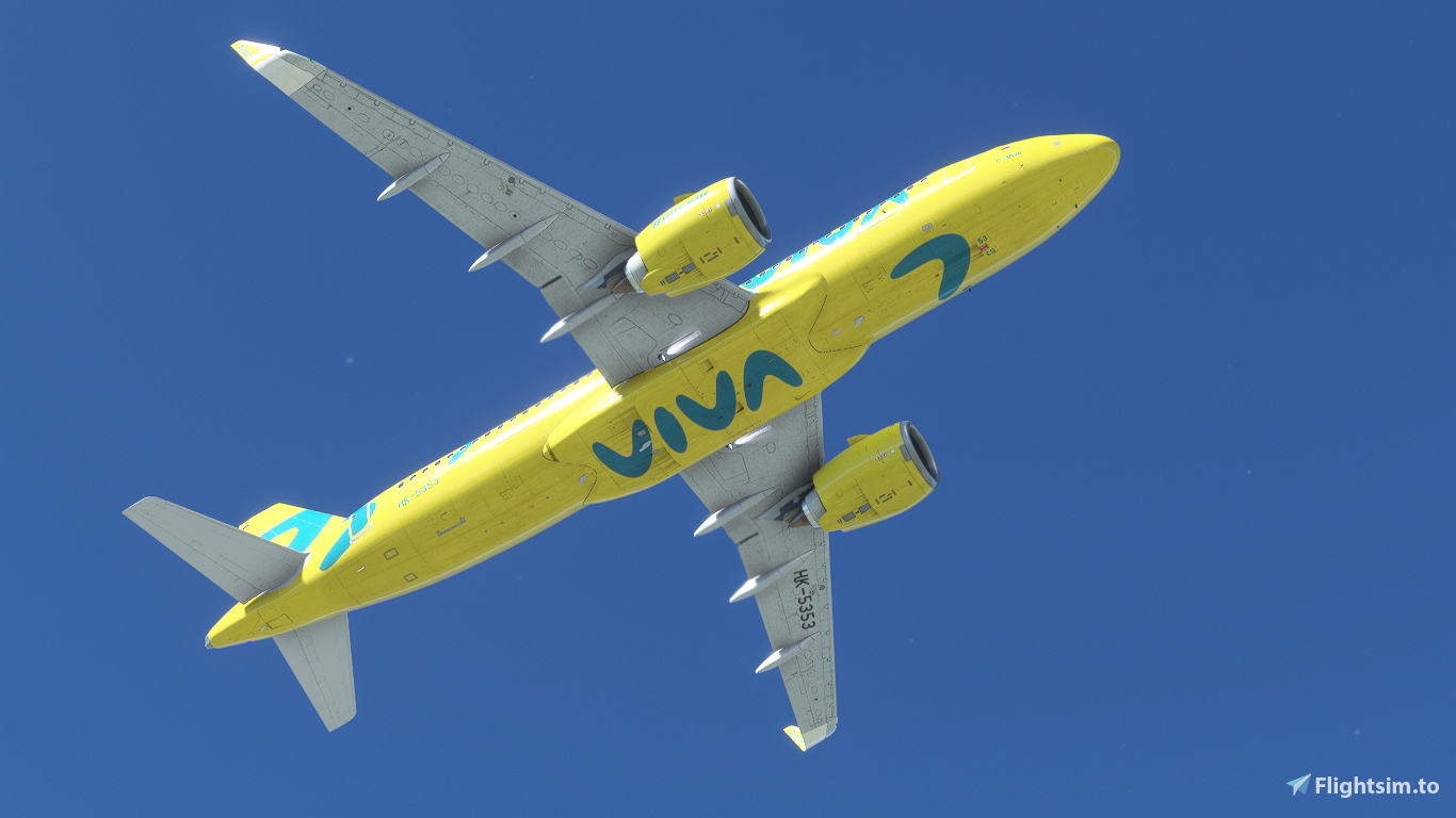 Viva Air Colombia HK-5353 for Microsoft Flight Simulator | MSFS