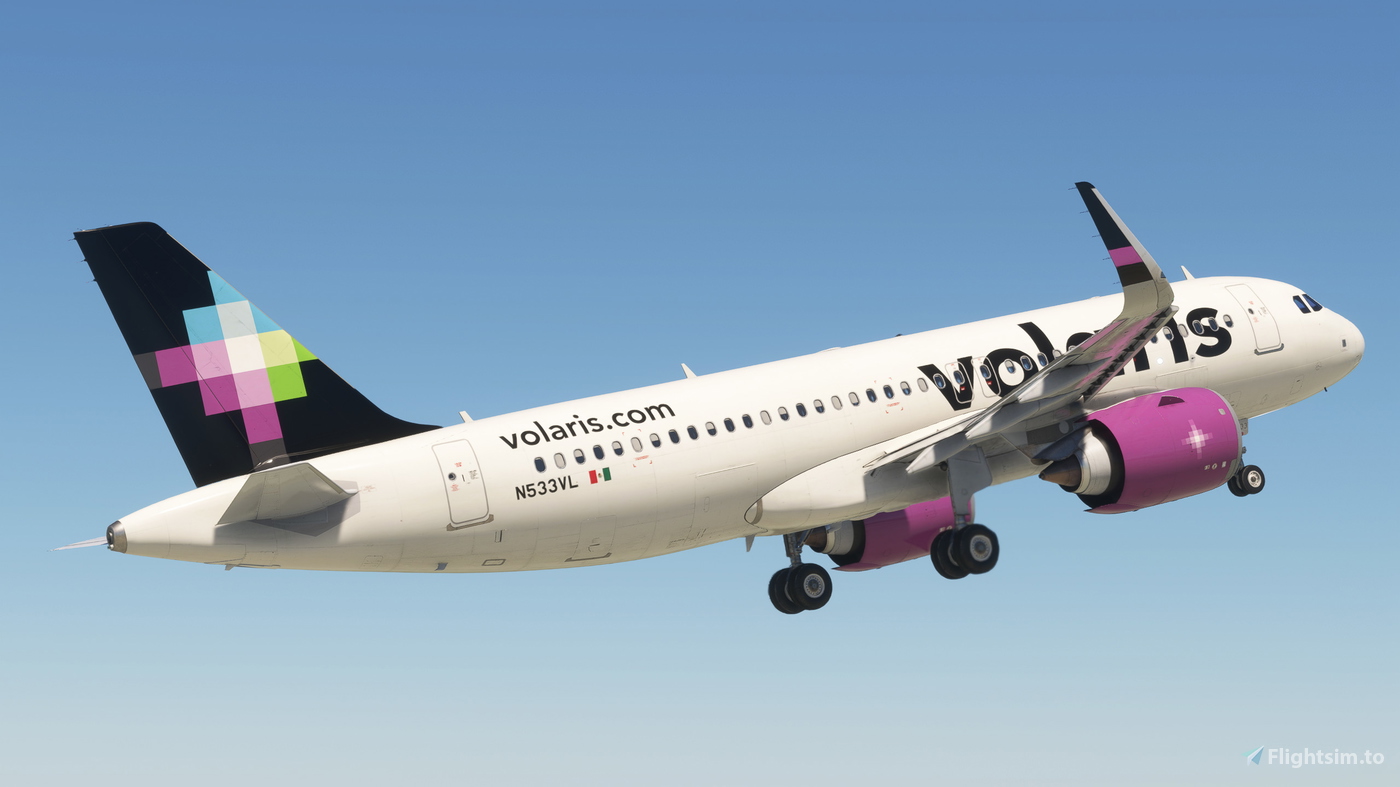 Volaris iniBuilds A320neo Pack for Microsoft Flight Simulator | MSFS