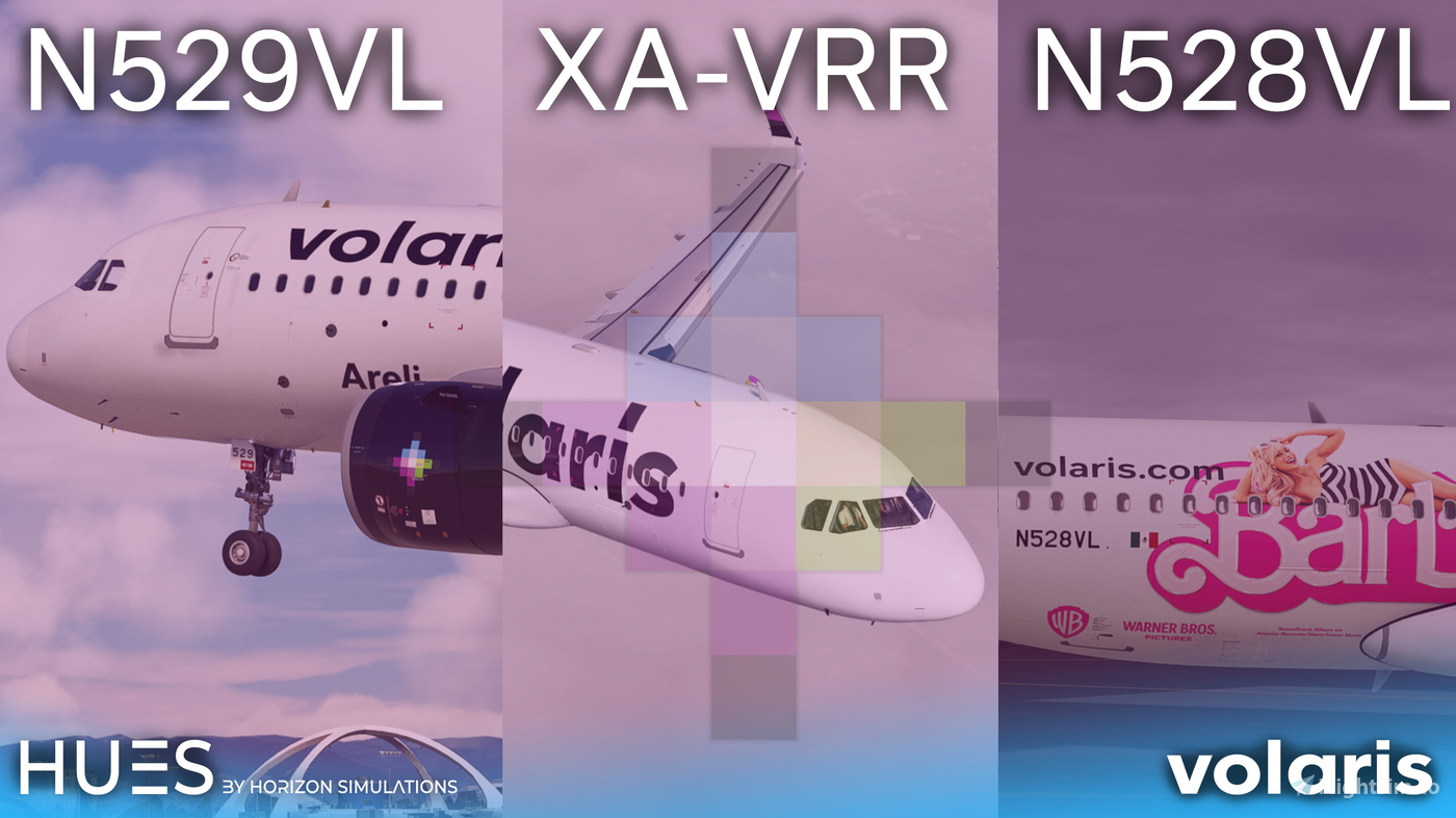 Volaris Livery Pack | FBW A32NX für Microsoft Flight Simulator | MSFS