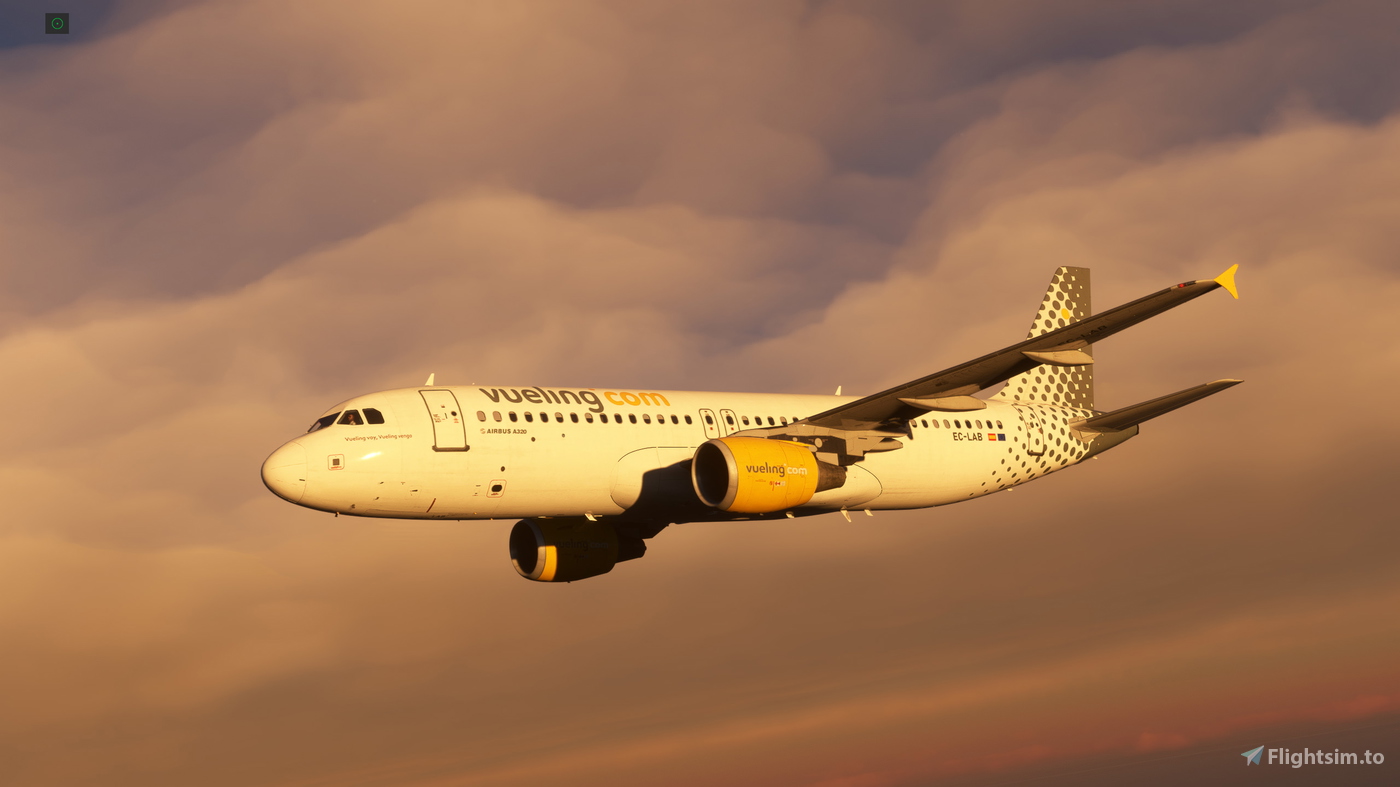 Vueling A320 "EC-LAB" Vueling voy, Vueling vengo for Microsoft Flight Simulator | MSFS