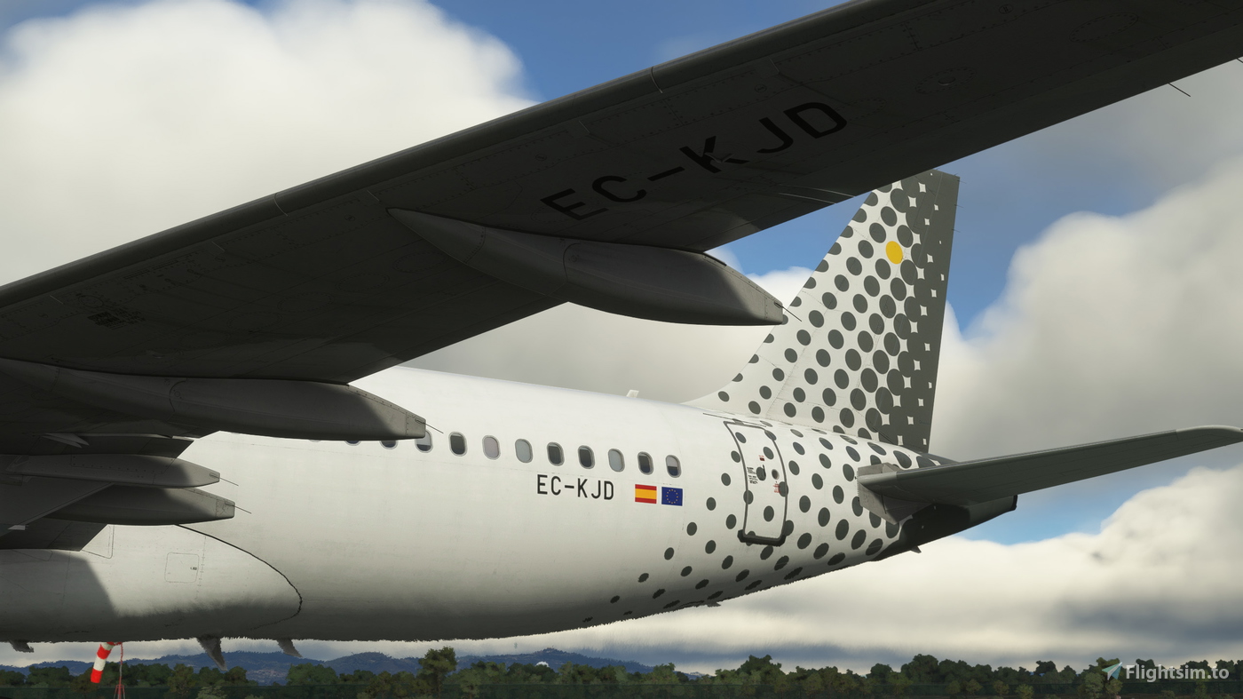Vueling Airlines A320-200 EC-KJD for Microsoft Flight Simulator | MSFS