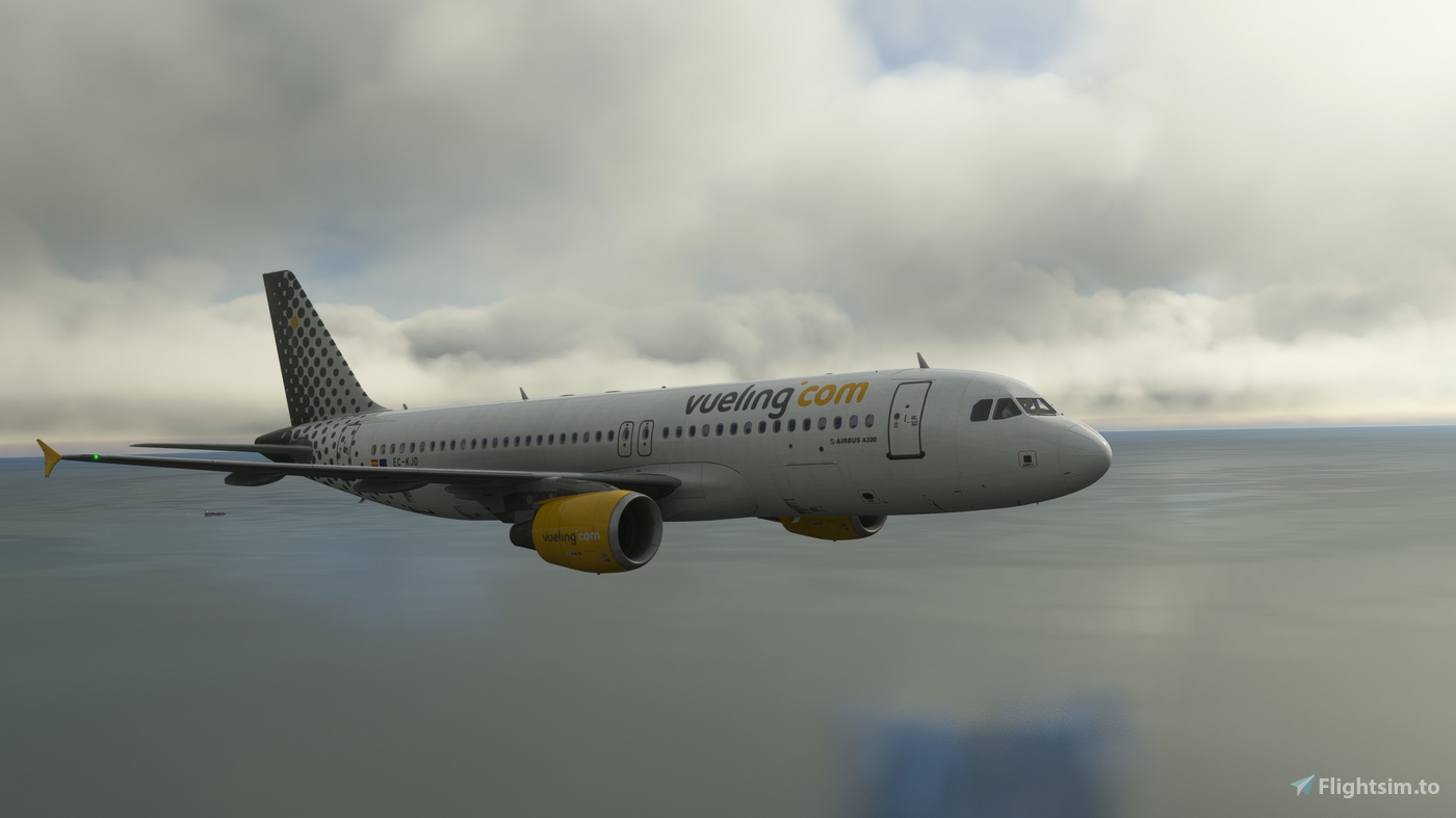 Vueling Airlines A320-200 EC-KJD for Microsoft Flight Simulator | MSFS
