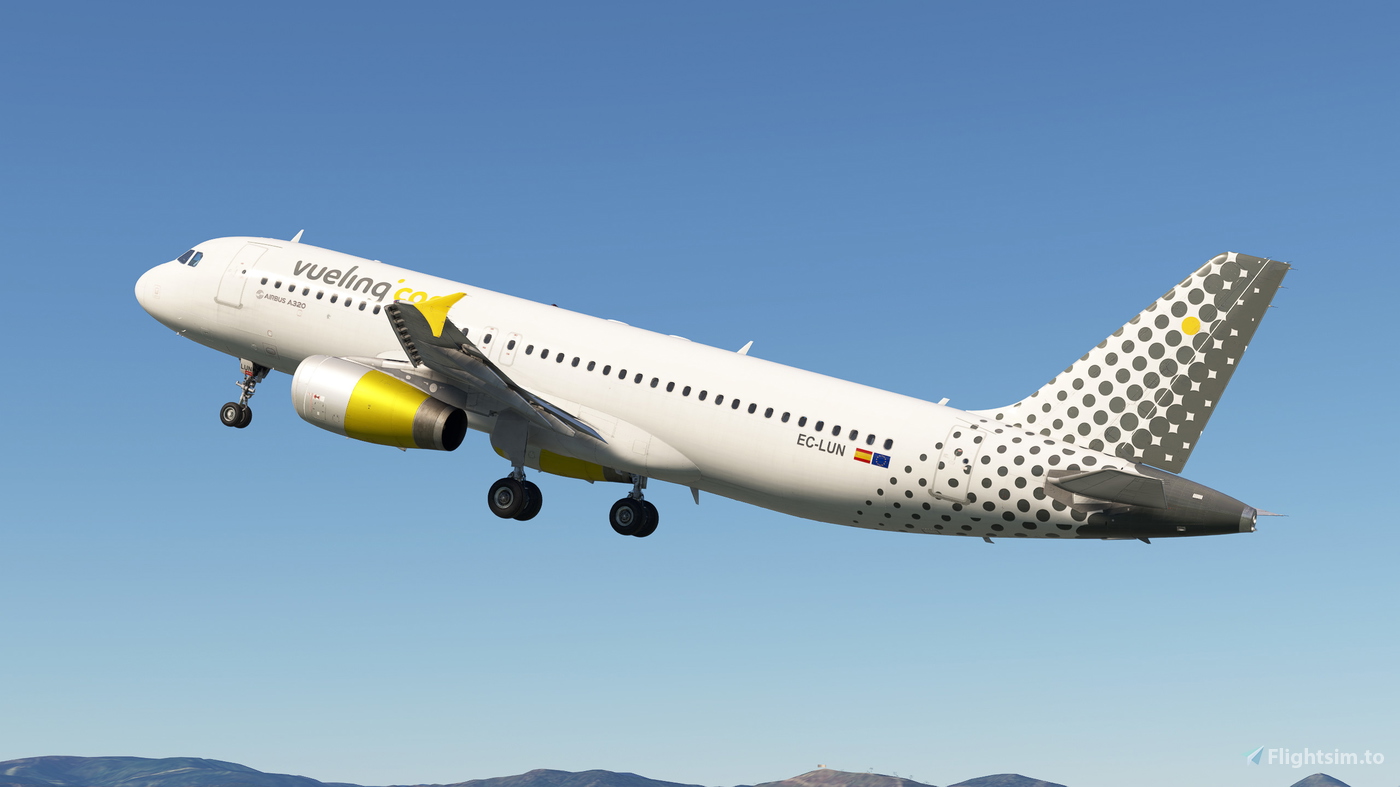 Vueling 'EC-LUN' | Fenixsim A320 IAE V2 for Microsoft Flight Simulator | MSFS