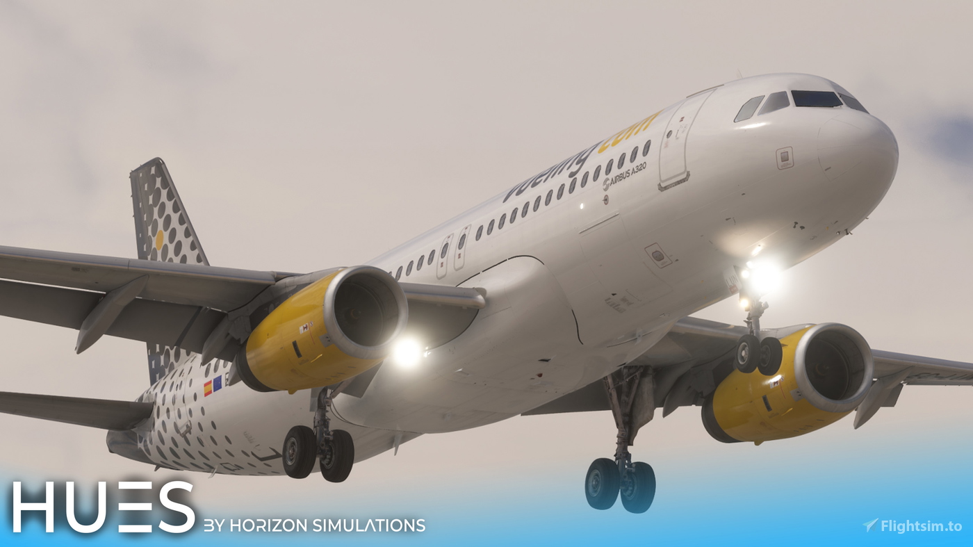 [8K+4K] Vueling EC-LUN | Fenix A320 V2 IAE for Microsoft Flight Simulator | MSFS