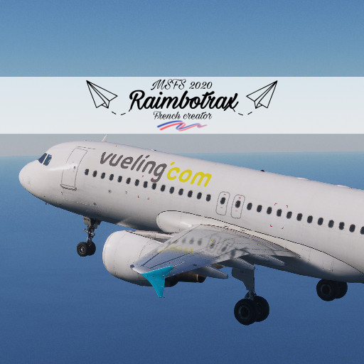 Vueling LEVEL A320 EC-MYB [raimbotrax][Fenix V2B2][8K] for Microsoft Flight Simulator | MSFS