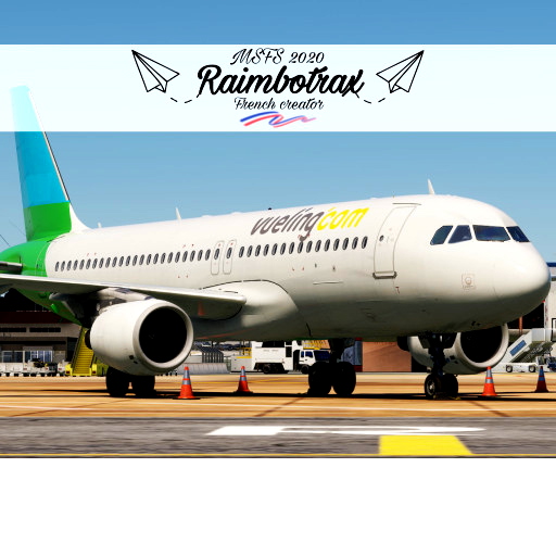 Vueling LEVEL A320 EC-MYB [raimbotrax][Fenix V2B2][8K] for Microsoft Flight Simulator | MSFS