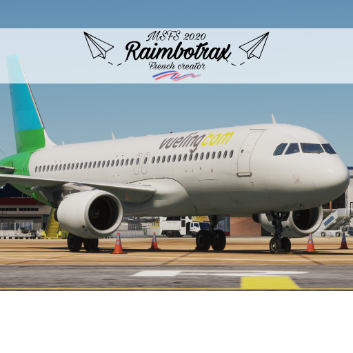 Vueling LEVEL A320 EC-MYB [raimbotrax][Fenix V2B2][8K] for Microsoft Flight Simulator | MSFS