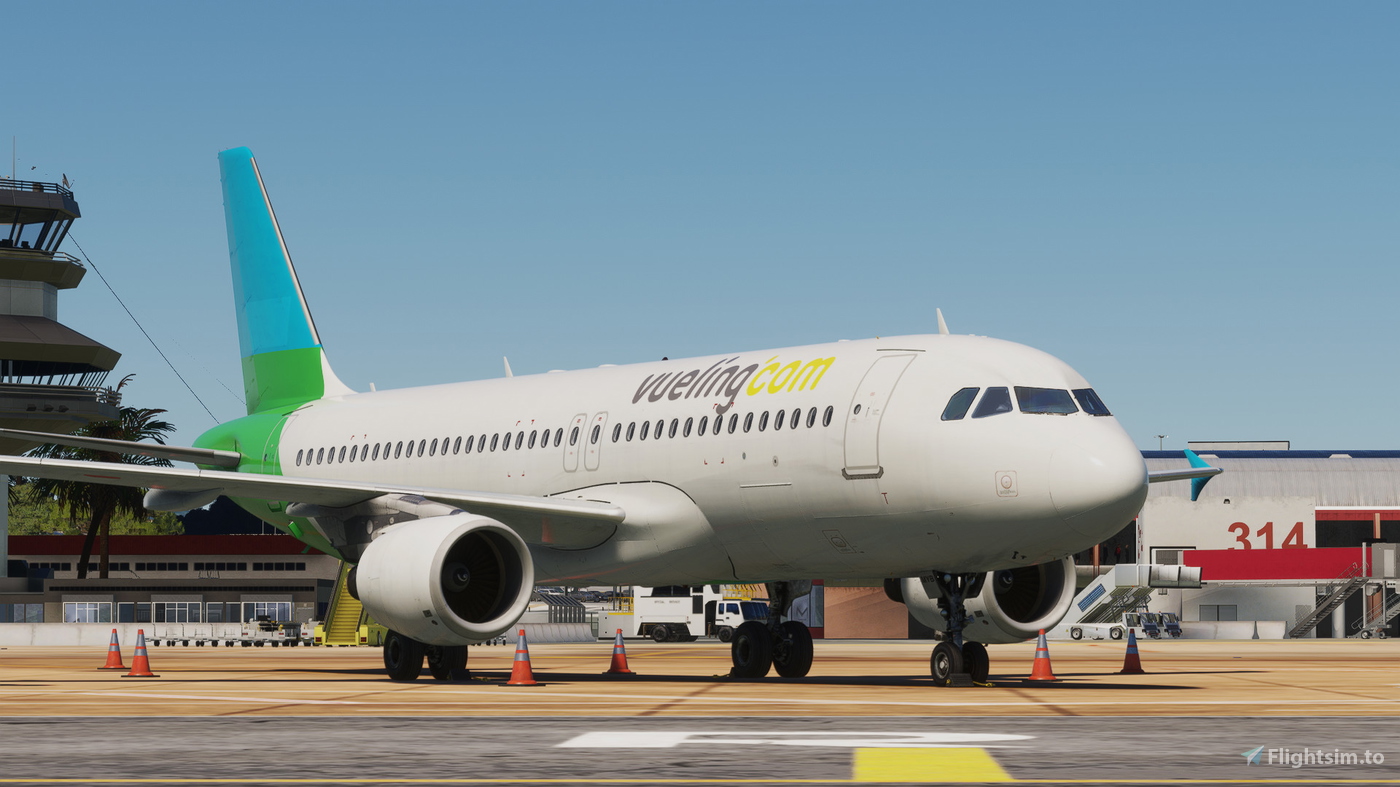 Vueling LEVEL A320 EC-MYB [raimbotrax][Fenix V2B2][8K] for Microsoft Flight Simulator | MSFS