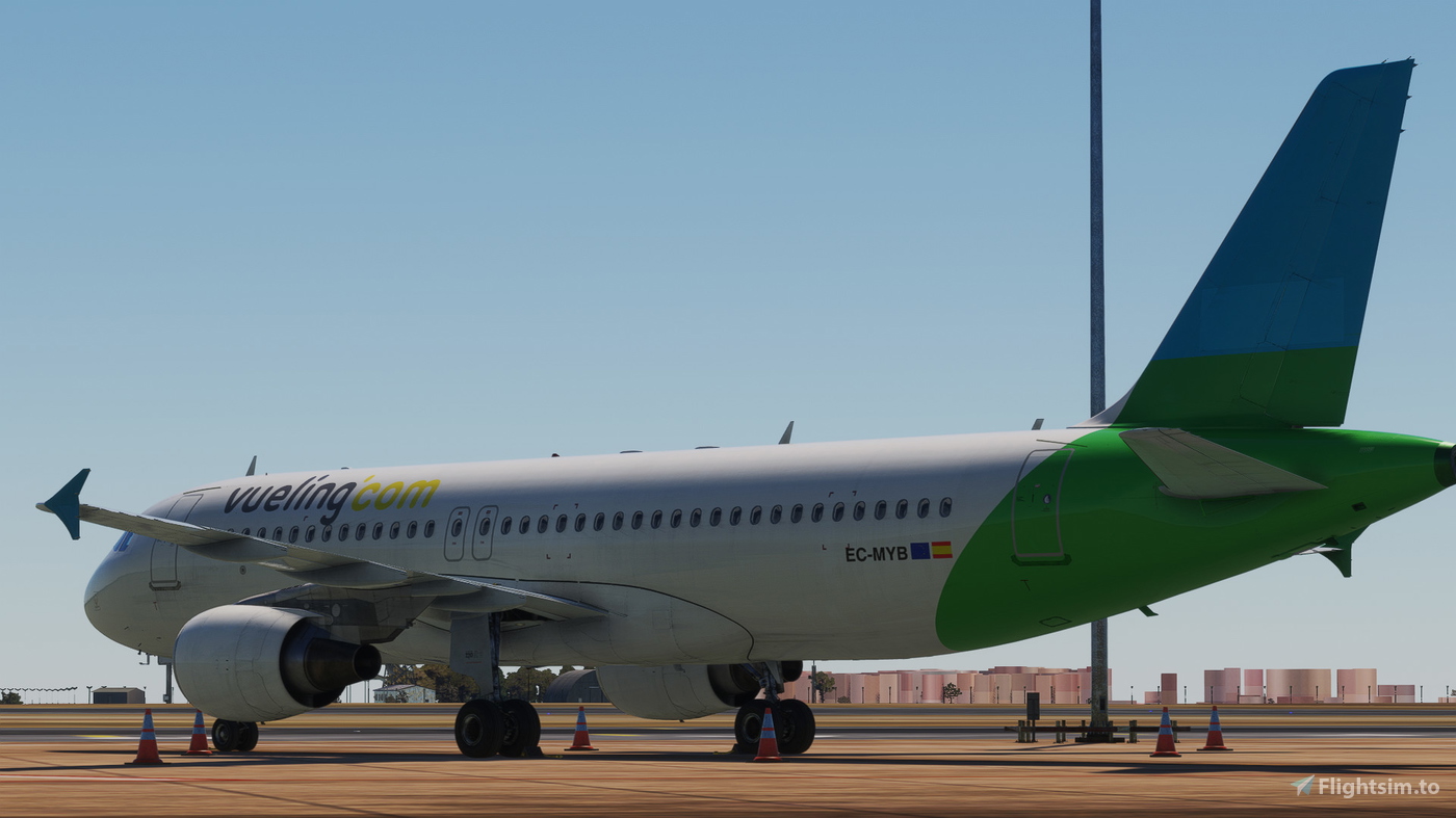 Vueling LEVEL A320 EC-MYB [raimbotrax][Fenix V2B2][8K] for Microsoft Flight Simulator | MSFS