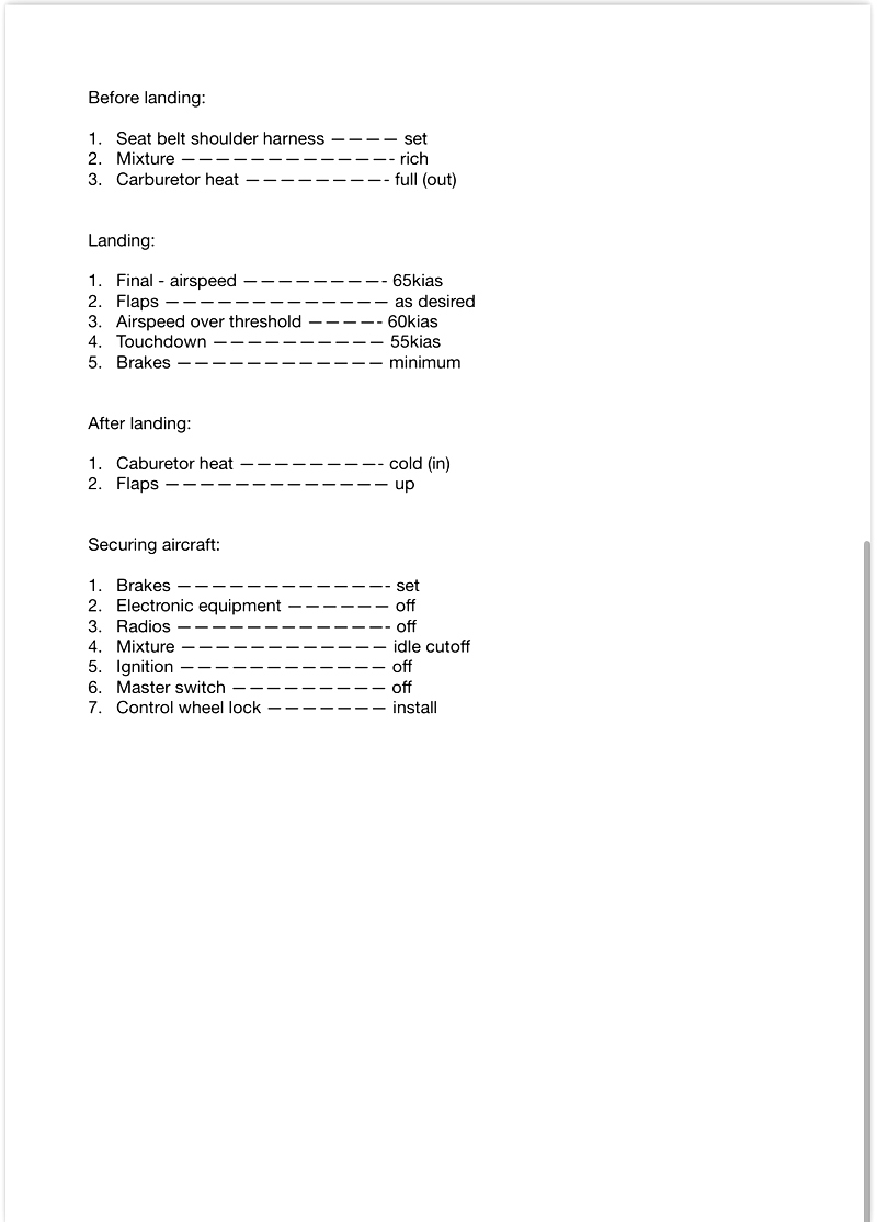 Checklists for Microsoft Flight Simulator | MSFS | Flightsim.to