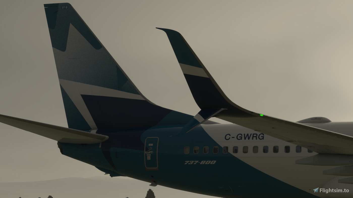 WestJet (C-GWRG) - PMDG 737-800 for Microsoft Flight Simulator | MSFS