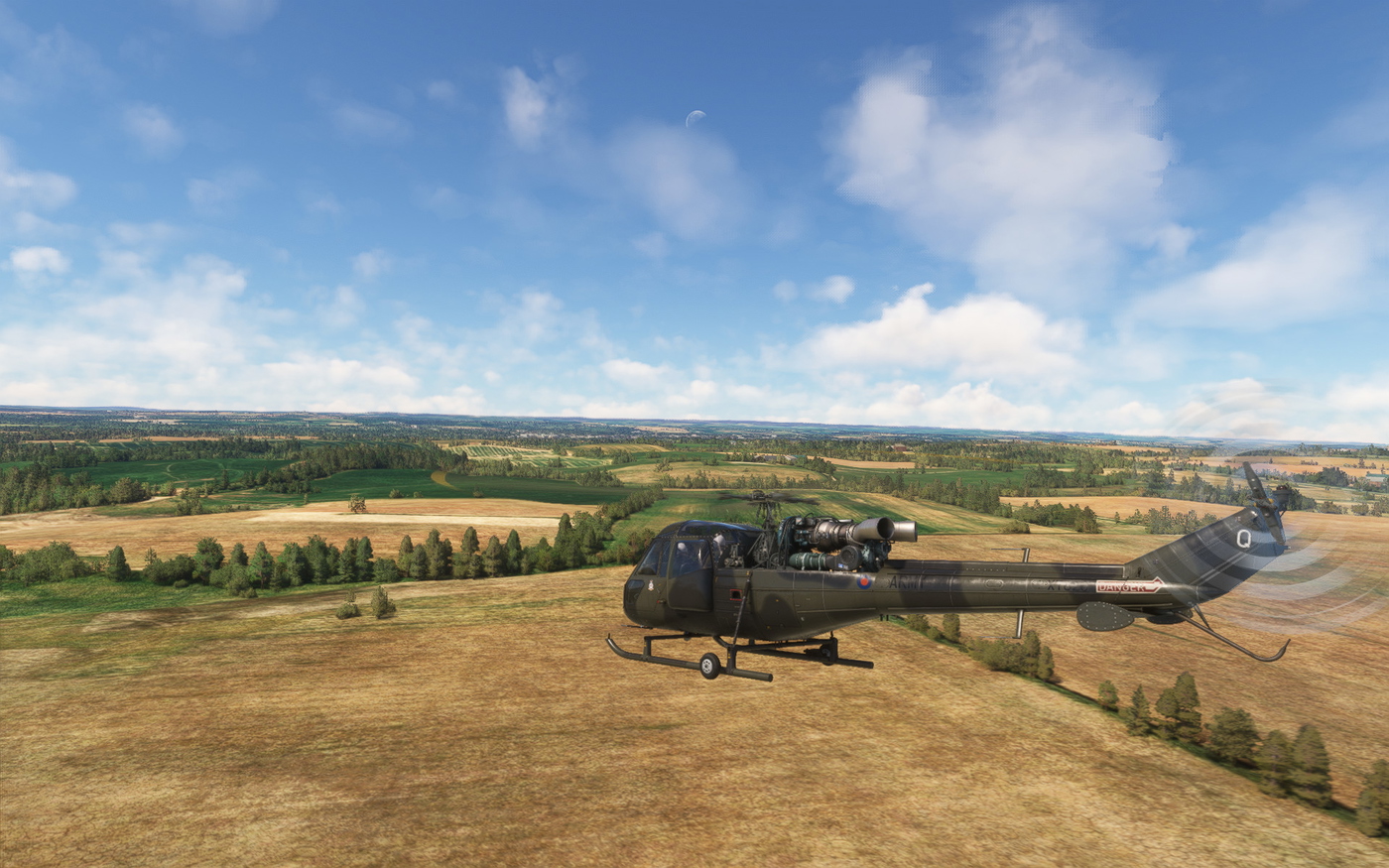 Westland Scout - Army Air Corps XT626 for Microsoft Flight Simulator | MSFS