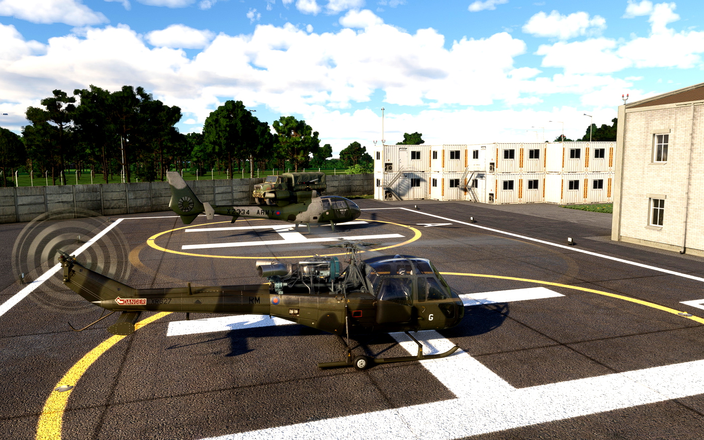 Westland Scout - Royal Marines XR627 для Microsoft Flight Simulator | MSFS