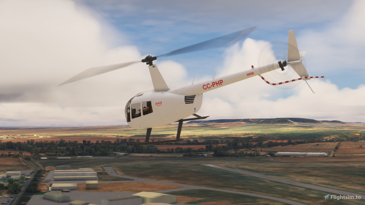 White Livery for Robinson R44 [CC-PHP] for Microsoft Flight Simulator ...