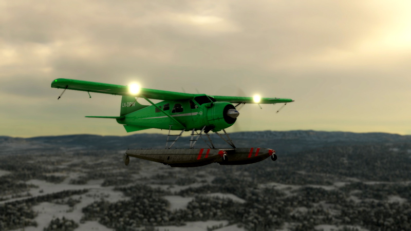 Widerøe and Polar custom DHC-2 Beaver Milviz & BlackbirdSims for ...