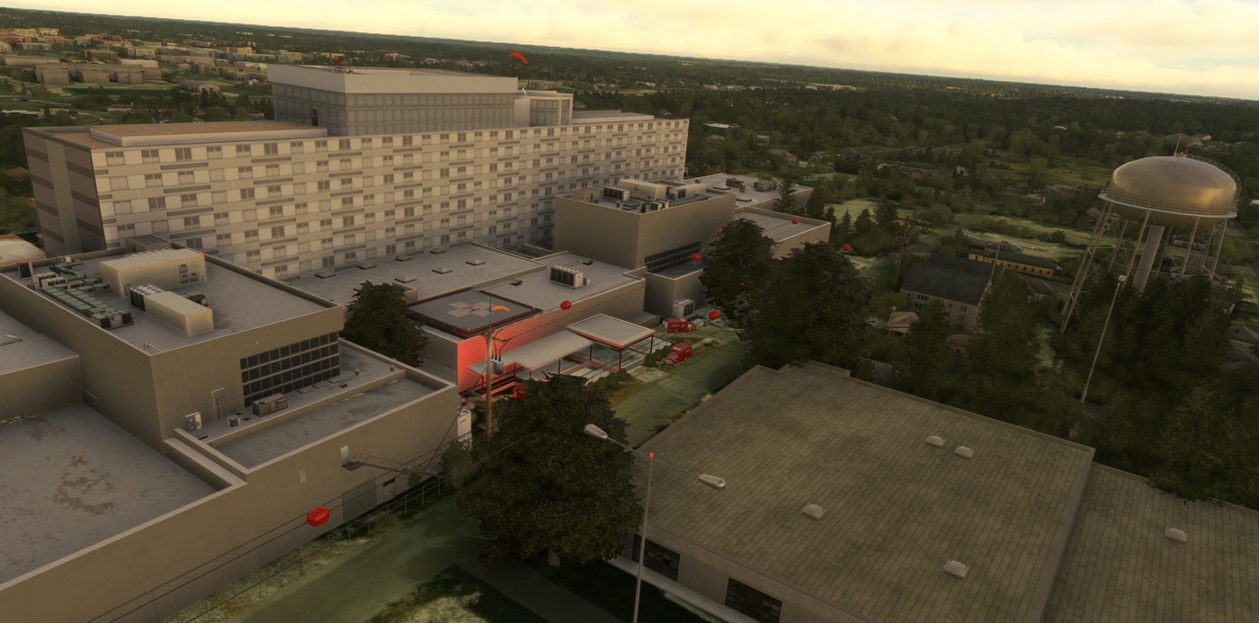 Wilson N. Jones Hospital Sherman, TX for Microsoft Flight Simulator | MSFS