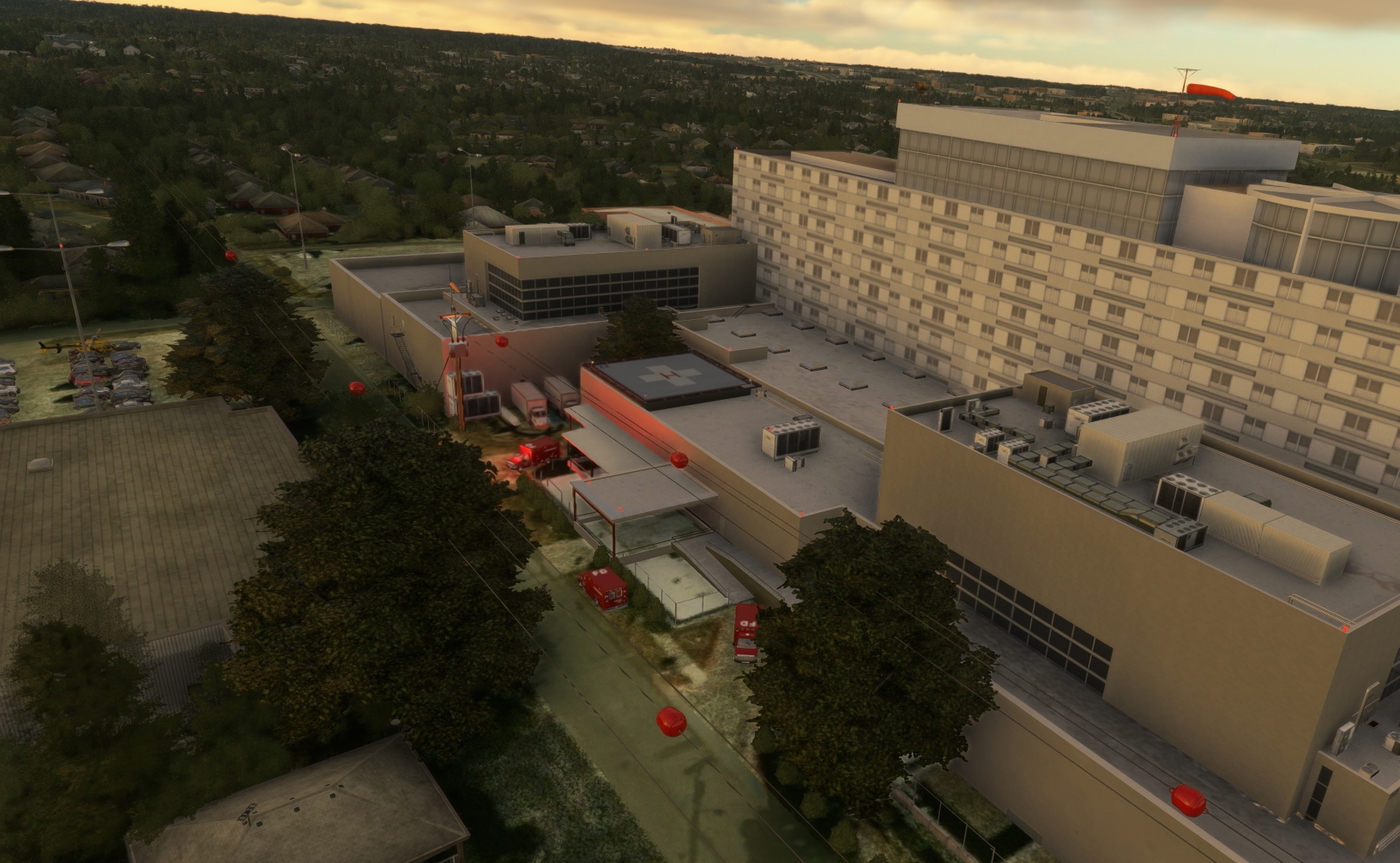 Wilson N. Jones Hospital Sherman, TX for Microsoft Flight Simulator | MSFS