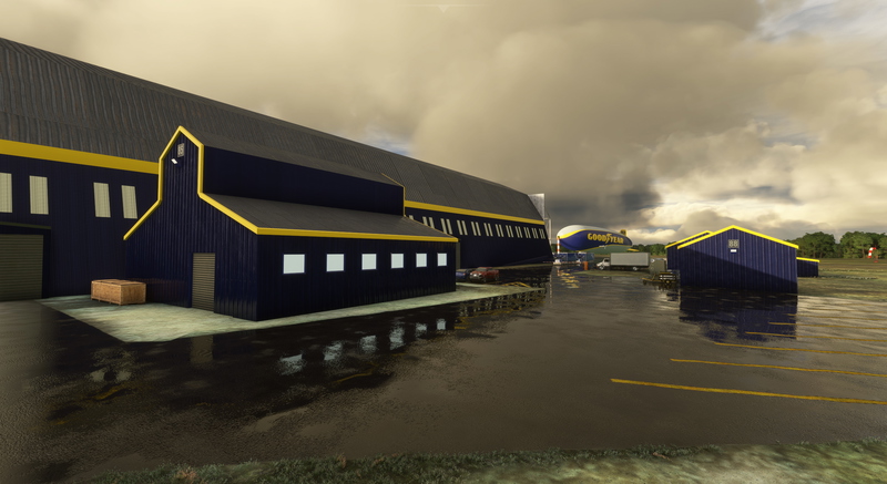 Wingfoot Lake Goodyear Airship Base for Microsoft Flight Simulator | MSFS